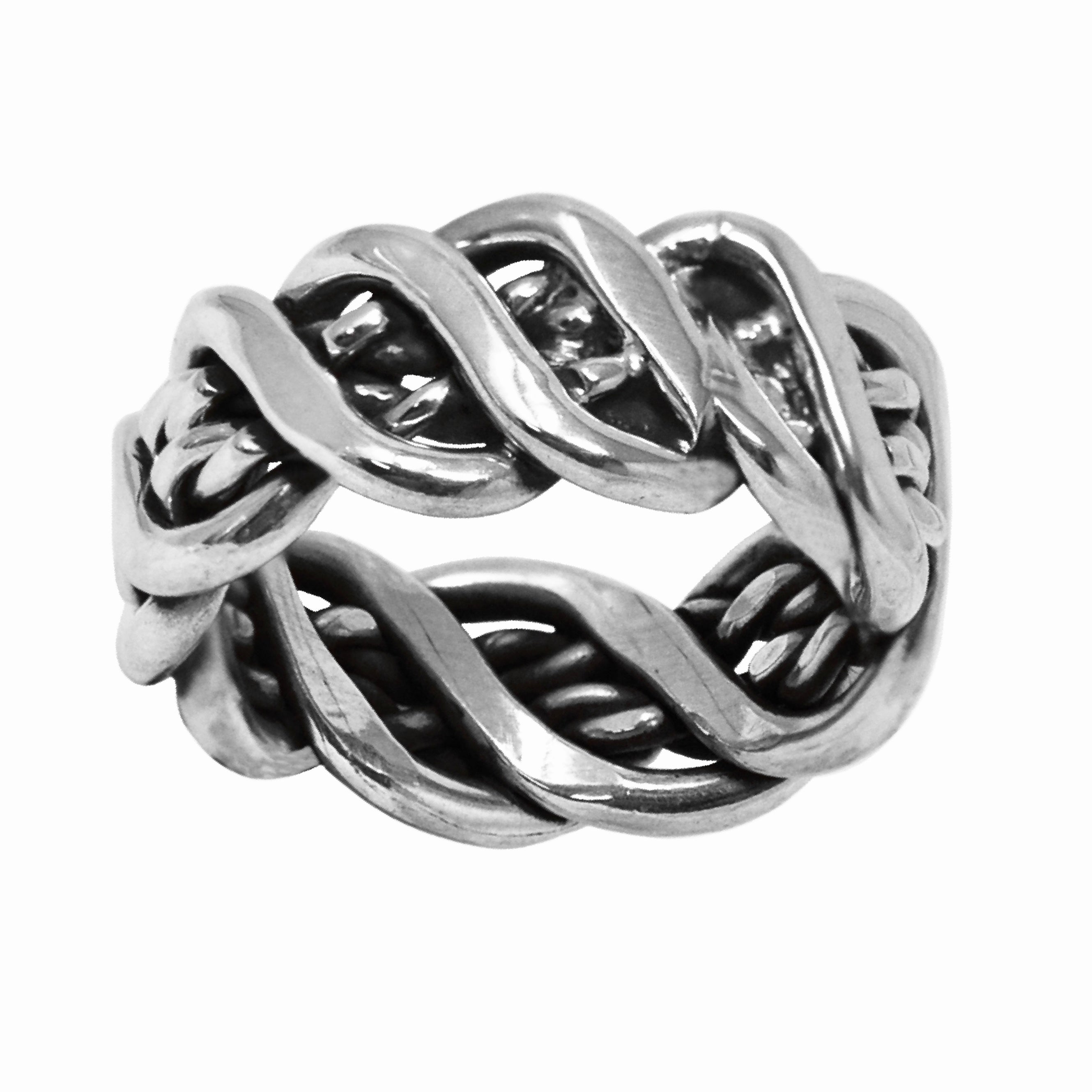 Wide Woven Ring – Versani