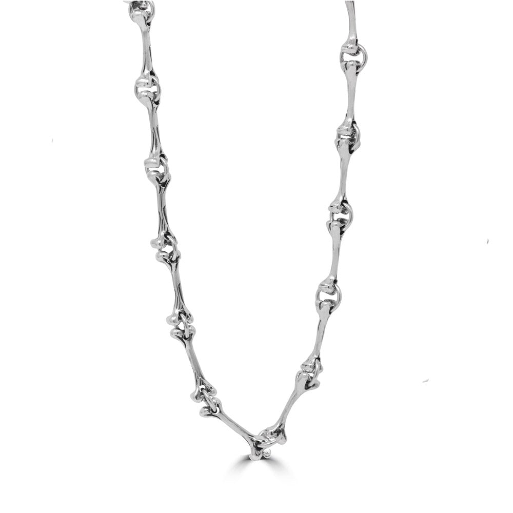 Bone Link Skull Necklace – Versani